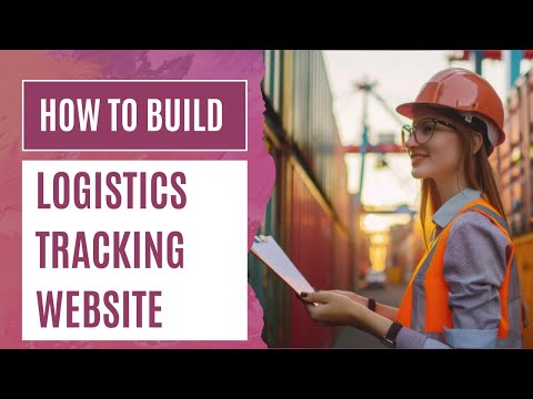TUTORIAL VIDEO ON HOW TO DESIGN A LOGISTICS TRACKING WEBSITE WITH TRAVEL PROGRESS BAR AND LIVE MAP