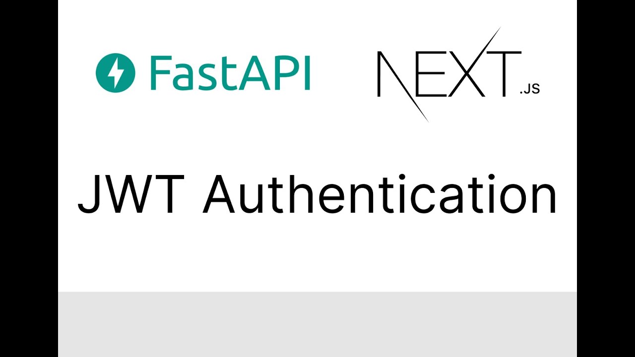 Full Stack FastAPI + NextJS JWT Authentication Tutorial