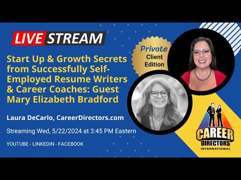 Resume Writing & Career Coaching Biz Success Secrets – Mary Elizabeth
