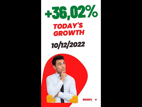 Which cryptocurrency has the highest growth on 10/12/2022 on the Binance exchange SingularityNET