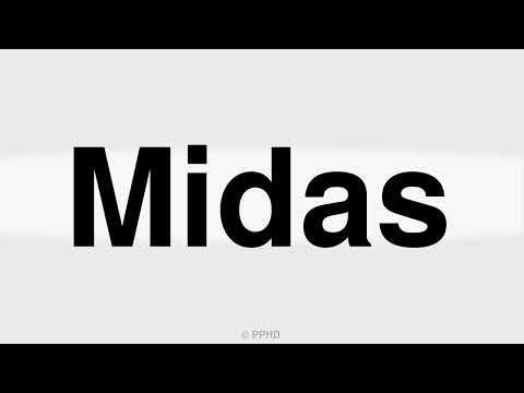 How to Correctly Pronounce Midas In English