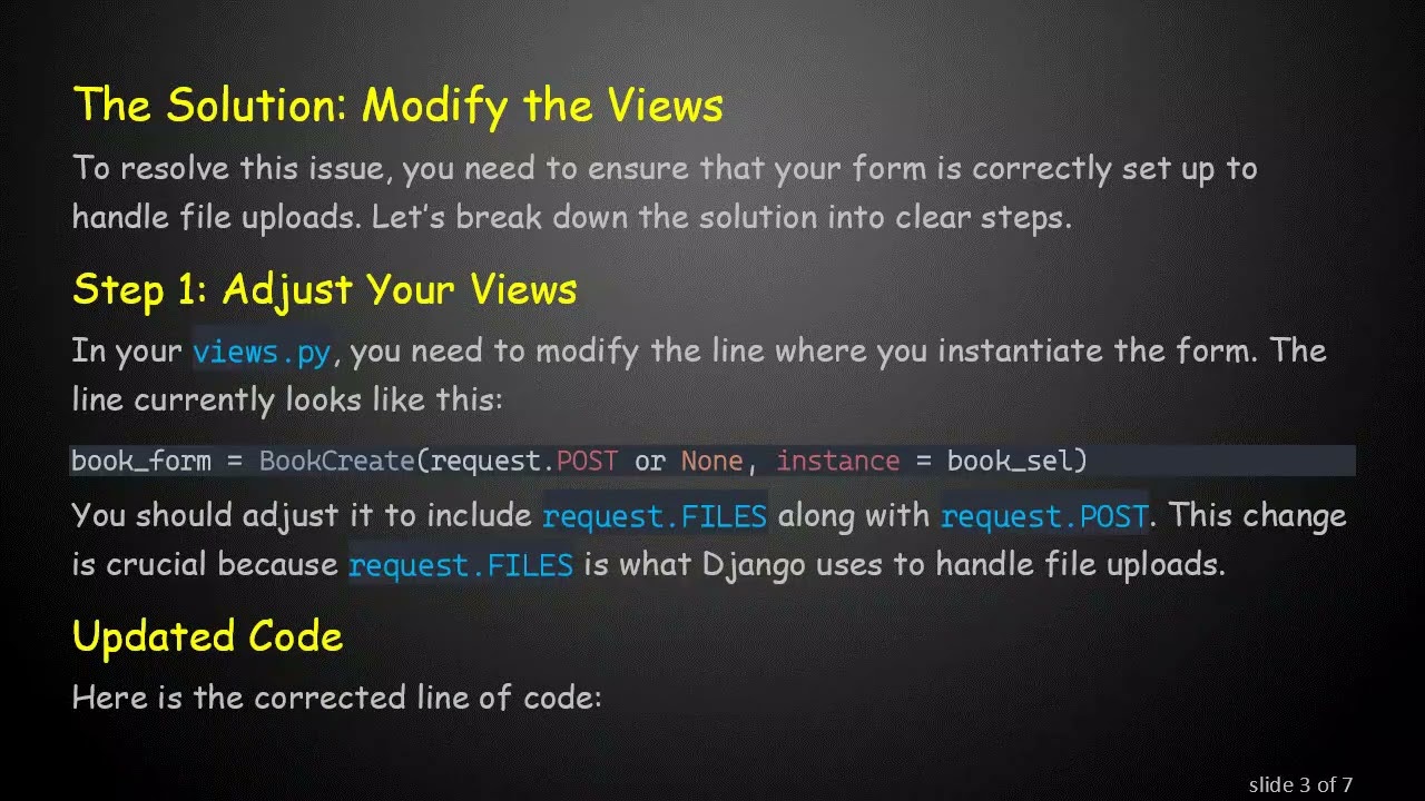 How to Resolve Can't Update ImagesField() in Django Forms