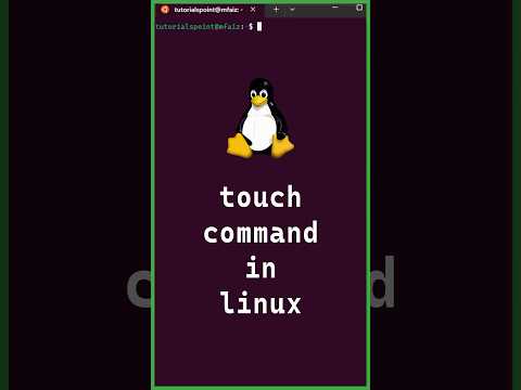 6/10 Basic Linux Commands | touch command in linux #shorts #linux #linuxcommands