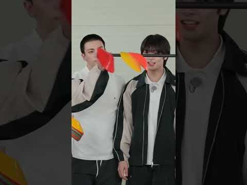 I don't know whom I should laugh at 😂😂😂 Lee Know or I.N #skz #leeknow #IN #hyunjin #skzcode