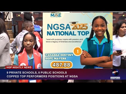 9 PRIVATE SCHOOLS, 8 PUBLIC SCHOOLS COPPED TOP PERFORMERS POSITIONS AT NGSA