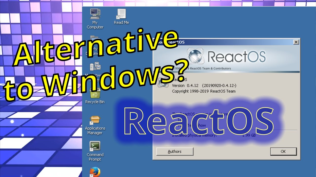 Installing ReactOS an Open Source Windows