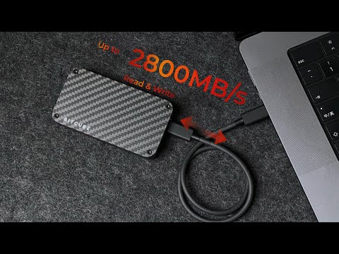 Bitcube: Super fast NVMe SSD Enclosure built with Carbon fiber