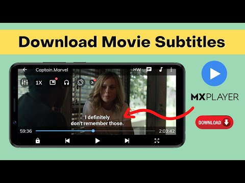 Download/Add Subtitles to Movies on Android using MX Player