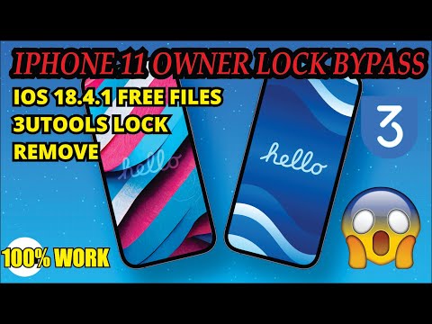 iPhone 11 iOS 18.4.1 iCloud Remove 3Utools Free | Activation Lock Bypass