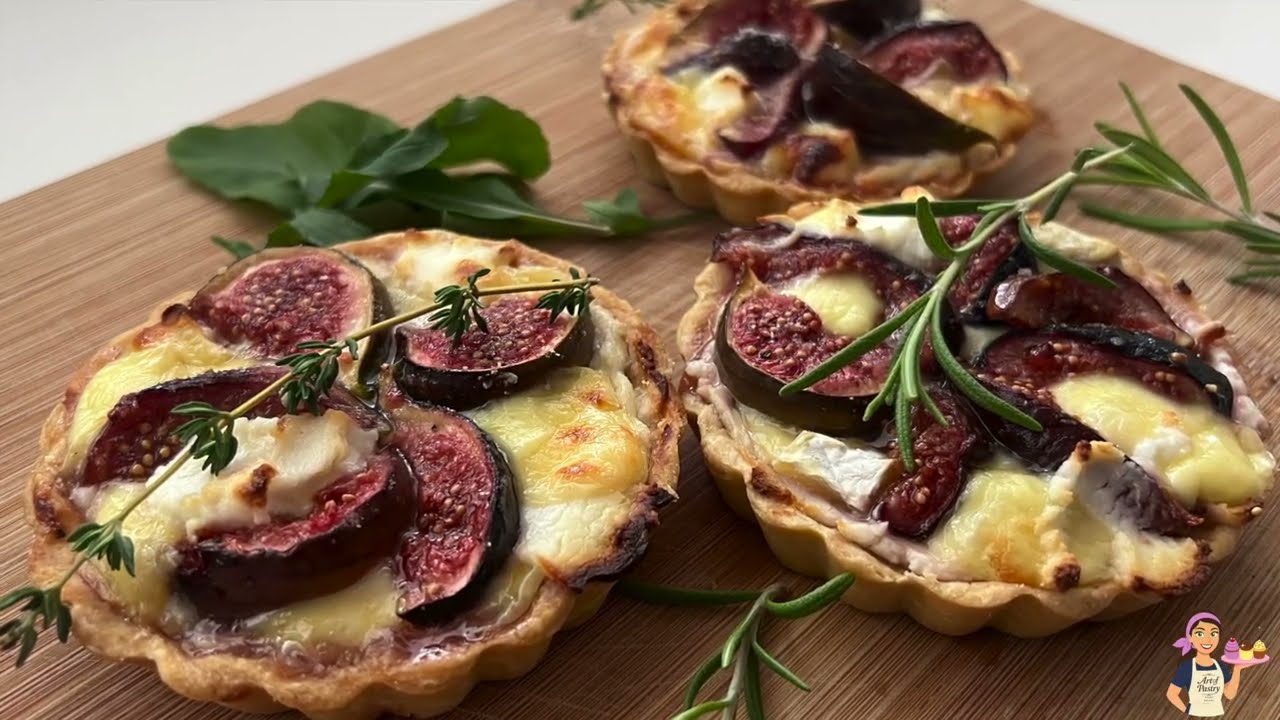 How to Make Roasted Fig, Brie & Goat’s Cheese Tartlets