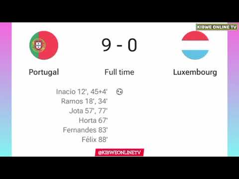 Joao Felix Goal, Portugal vs Luxembourg 9 0, All Goals Results Highlights E