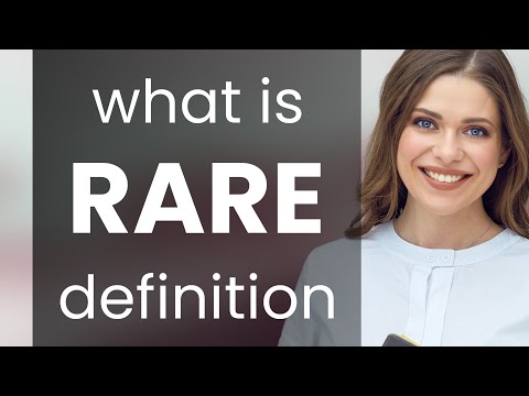 Rare | RARE definition