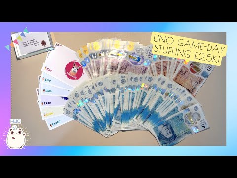 UNO Game-Day! Stuffing my £2.5k Bonus. It's been one whole year since we cleared the debt!!!!