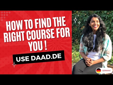 How to find the right course in Germany | Use DAAD Website! #study #freeeducation #germany