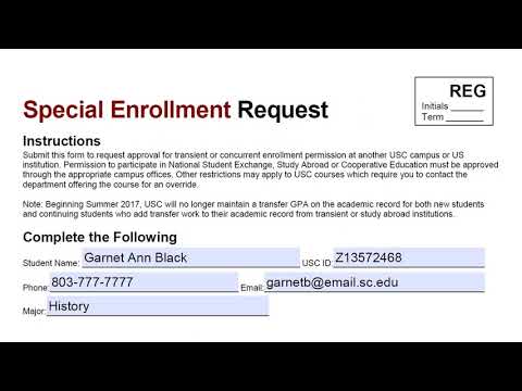 How to Complete the Special Enrollment Request Form (SERF)