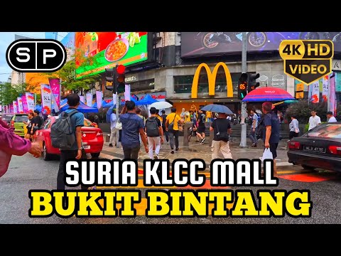KLCC KE BUKIT BINTANG JALAN KAKI | WALKING AROUND TOUR 4K HDR