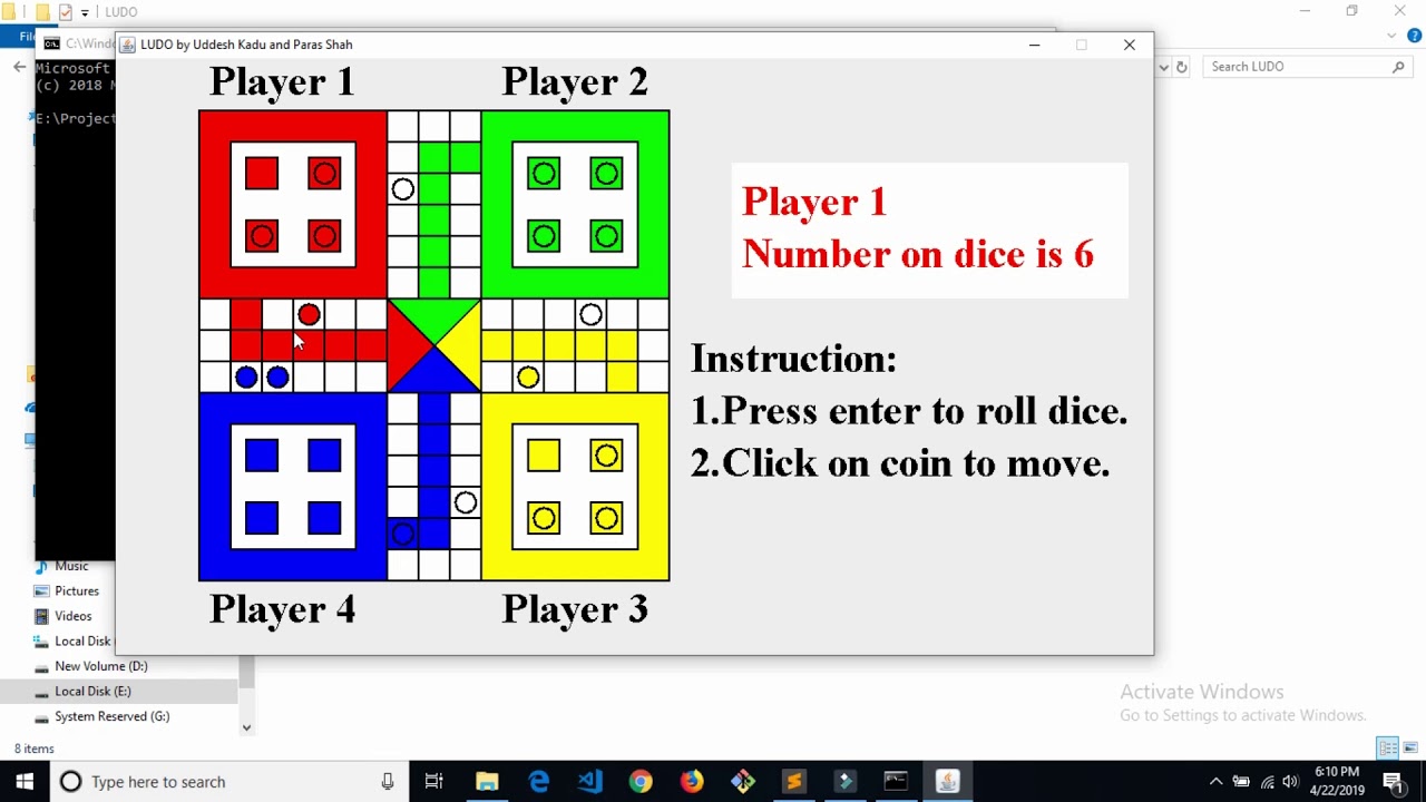 Classic Ludo Game In Java  | Source Code & Projects