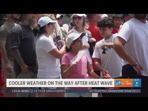 Cooler weather expected after heat wave across America