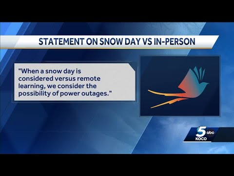 Oklahoma schools closed, moving to remote learning Wednesday due to ice, winter weather