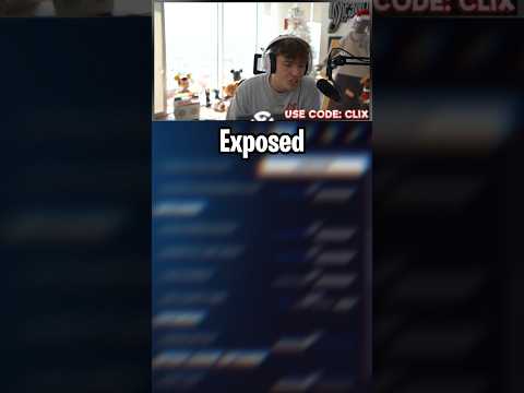 CLIX GOT EXPOSED #fortnite #fortniteshorts #shorts