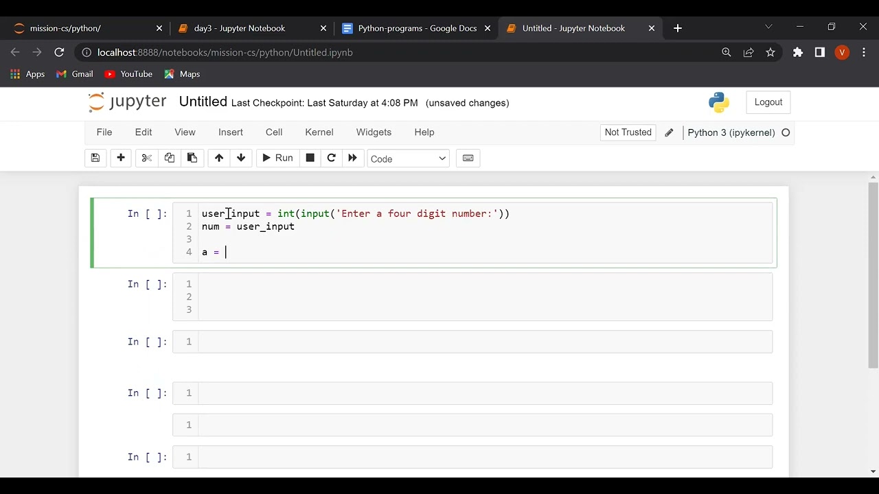 Python Tutorials | Narcissictic number