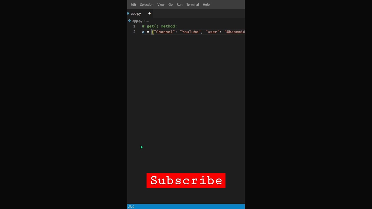 #flask #python get() method