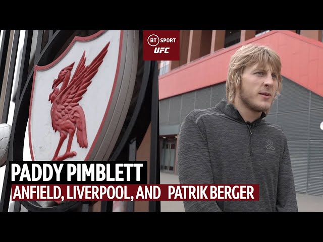 Paddy Pimblett on fighting at Liverpool FC's Anfield stadium