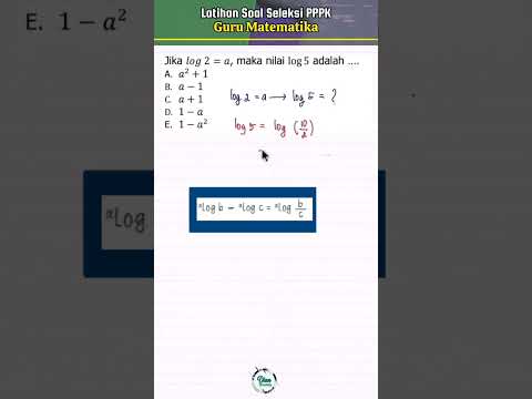 Latihan Soal Seleksi PPPK Guru Matematika