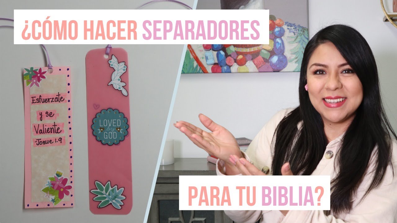 Separadores para biblia 📖 - Diana Blanquel |  ✏️✂️ Manualidades