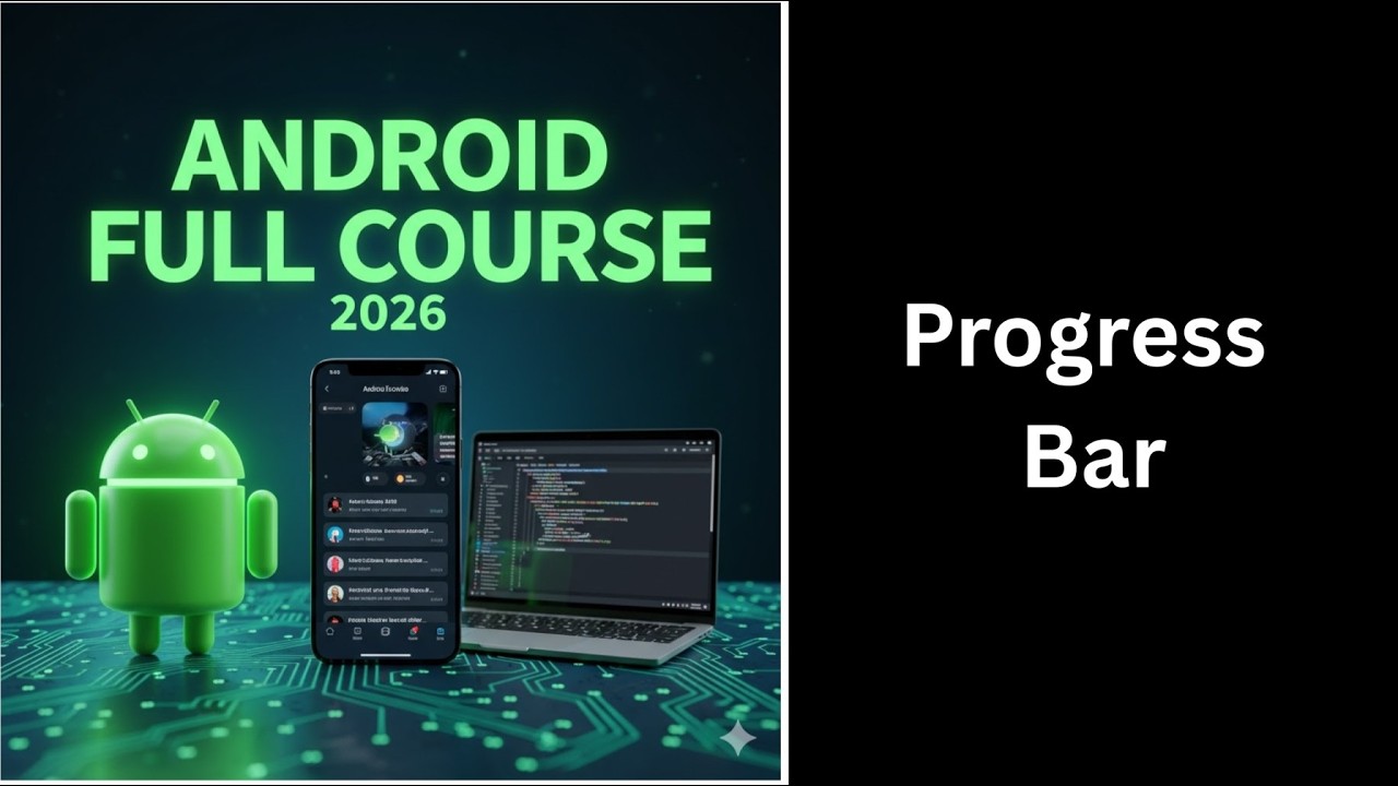 Progress Bar in Android Explained | Loading UI | Android Course (102)