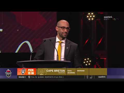 2025 QMJHL Draft on Eastlink Community TV