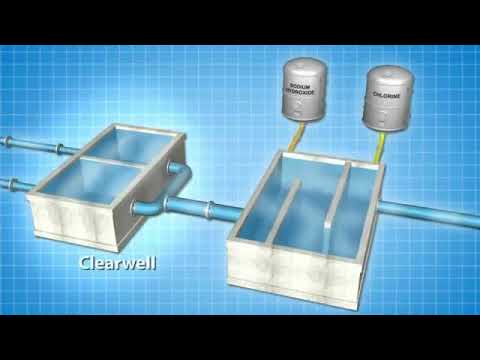 A virtual tour of the treatment steps at our new drinking water treatment plant