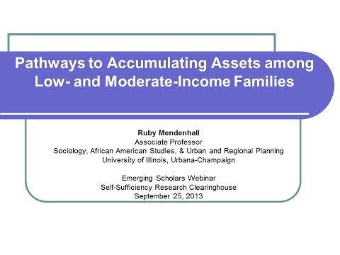 Pathways to Accumulating Assets among Low- and Moderate-Income Families