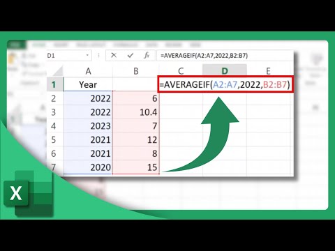 How to Use the AVERAGEIF Function in Excel | Microsoft Excel Tutorial (2025)
