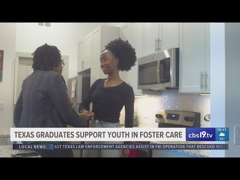 Texas high school graduates support youth in foster care