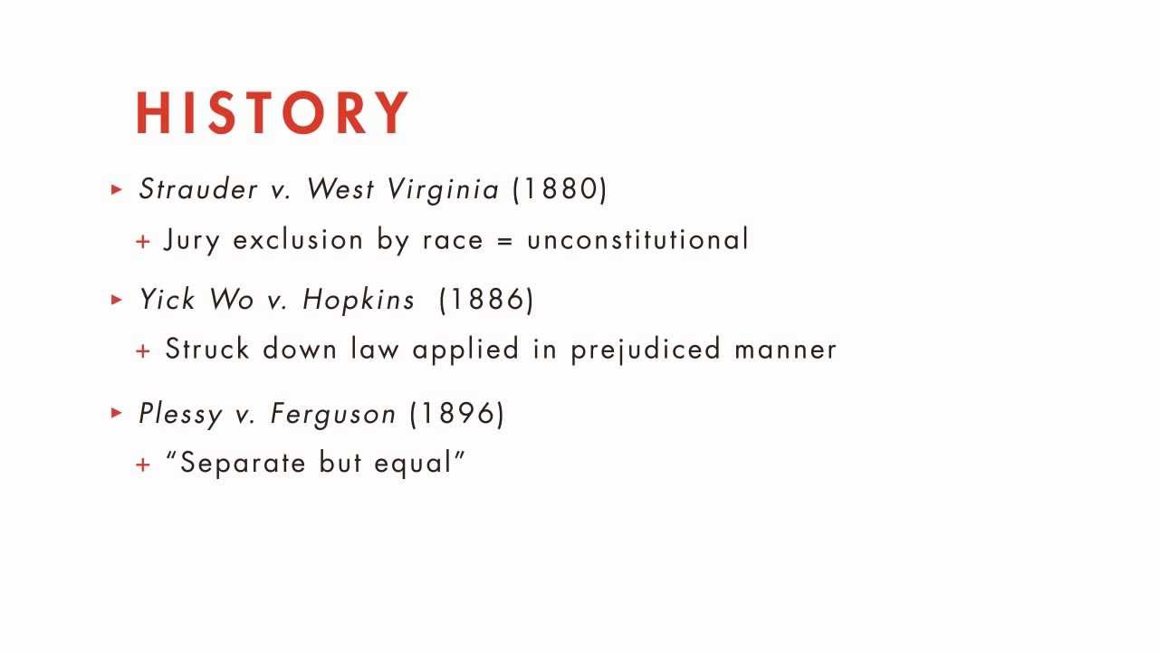 Constitutional Law tutorial: Racial Equality | quimbee.com