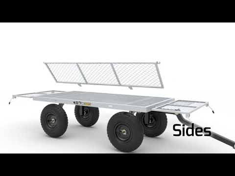Gorilla Carts GOR1001 COM Heavy Duty Steel Utility Cart Review