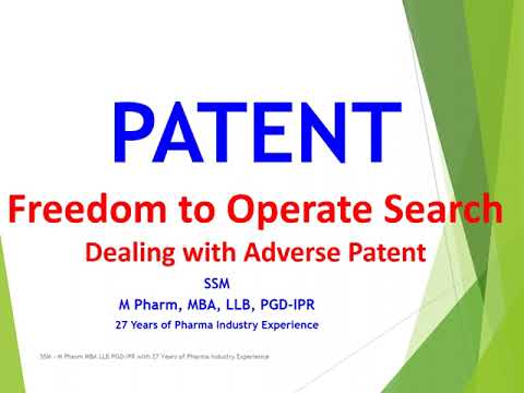 Patent - Freedom to Operate Analysis