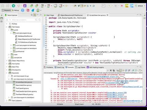 Katalon Test Case Editor got crazy when I clicked links to test case ...
