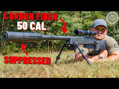 The Quietest 50 BMG Ever ??? (Carbon Fiber 50 BMG Suppressed)