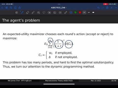 1102 Macroeconomic Theory -- 3/22 Part 1