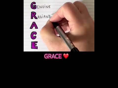 Meaning of the name GRACE #meaning #name #grace