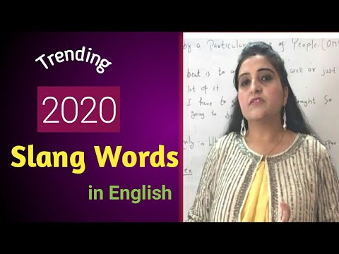 Slang Words You Need to Know in 2020 | Slang words in english with meaning in hindi