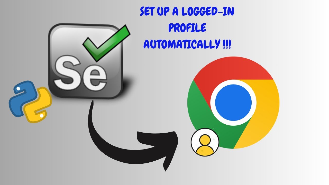 Launch Chrome Logged In Automatically With Python Selenium!