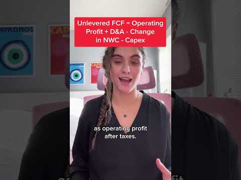 Levered vs Unlevered FCF (Free Cash Flow)
