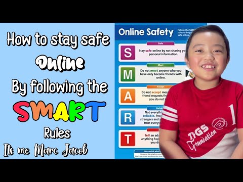 How to stay safe online by following the SMART rules. || Its me Marc Jacob