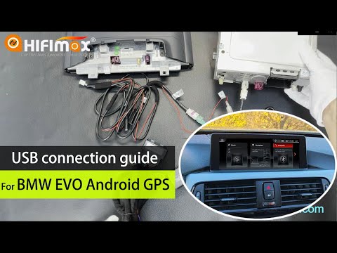 USB connection guide for BMW EVO android GPS navigation | How to connect USB | No sound android GPS