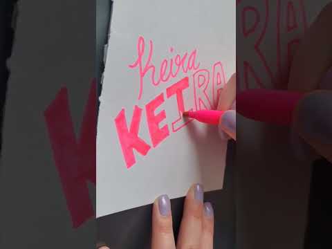 congratulations to @gamingkeira for 33k! this short is for you! - #Keira name art 💕 #shorts #name
