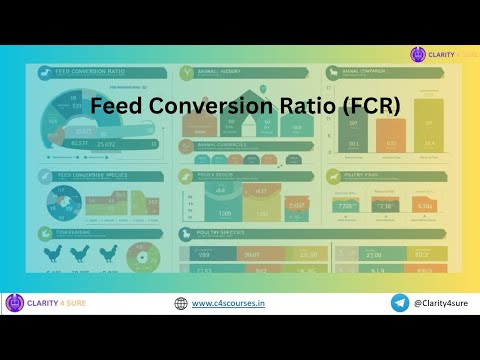 Feed Conversion Ratio (FCR) Explained|Concept CLARITY|Animal Husbandry and poultry |@AgriClarity