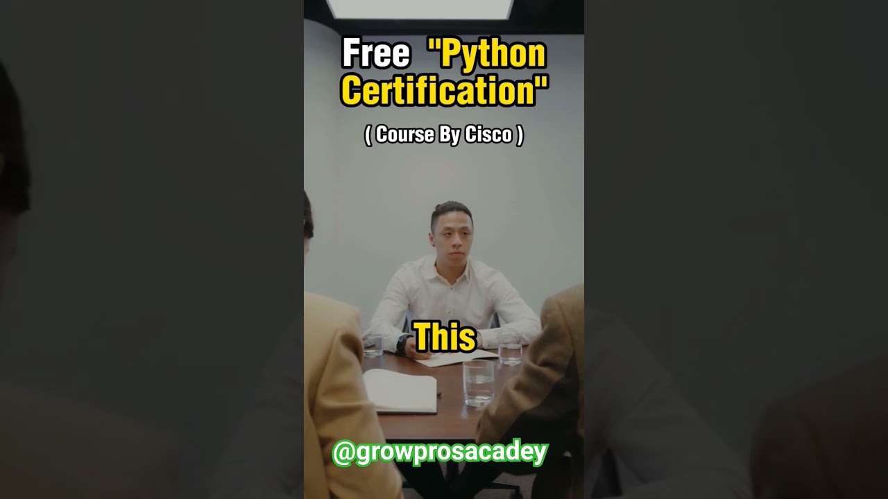 Freeeeee Python Certification Course By 